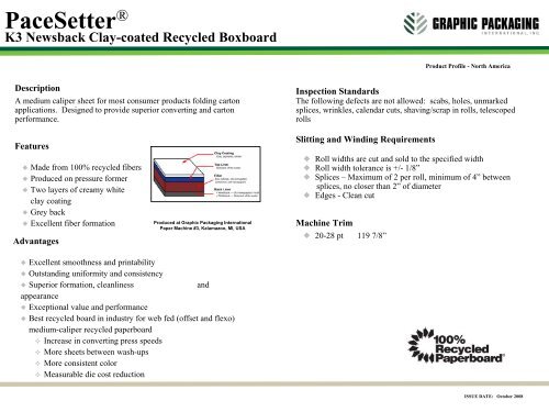 PaceSetter - Graphic Packaging