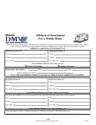 Affidavit of Affixture For a Mobile Home With a Nebraska Certificate ...