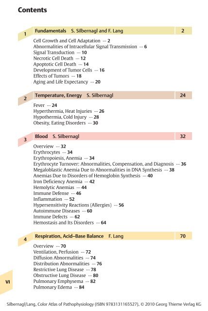 Thieme: Color Atlas of Pathophysiology - Georg Thieme Verlag