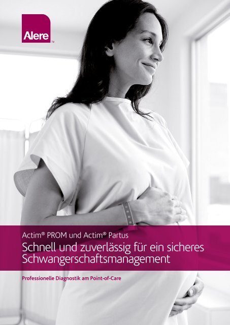BroschÃ¼re Actim PROM Partus - Alere