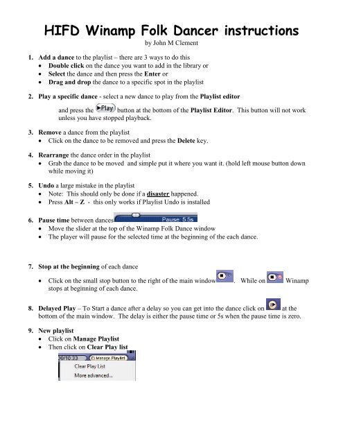 HIFD programmer instructions - Houston Area League of PC Users