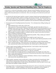 Sprains and Strains Prevention Toolbox Talk - National Work Zone ...