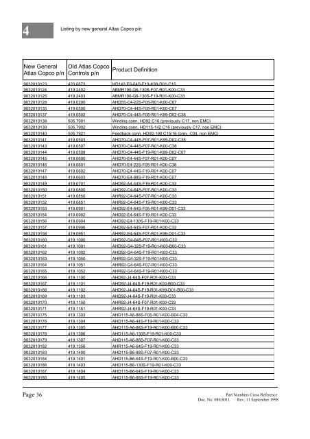 4 Listing by new general
