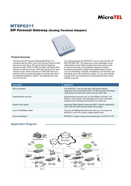 Analog Terminal Adaptor - Gemini Communication Ltd