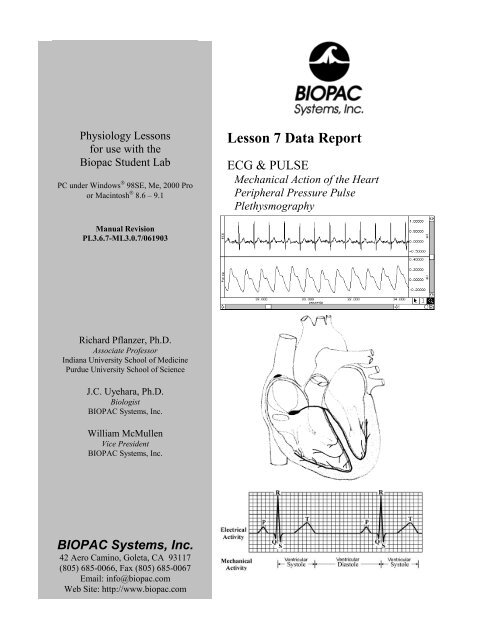 Lesson 7 Data Report - Biopac