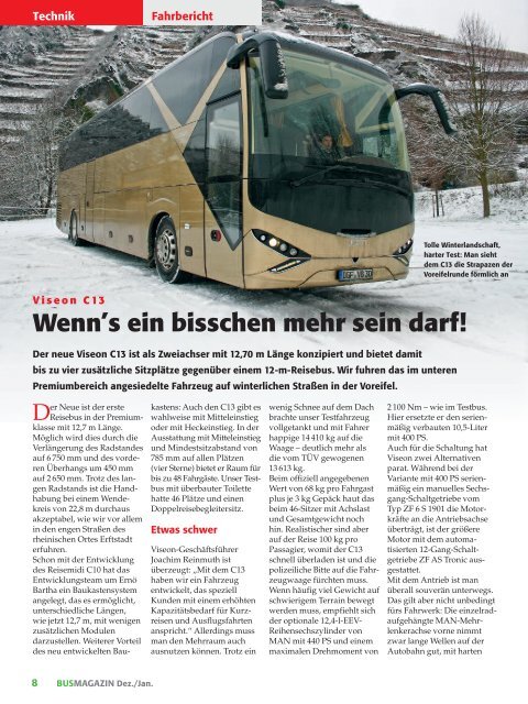 Viseon C13 - Busmagazin