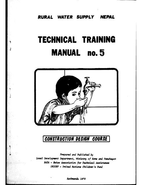 Rural Water Supply in Nepal - Design Manual (UNICEF) - The Water ...