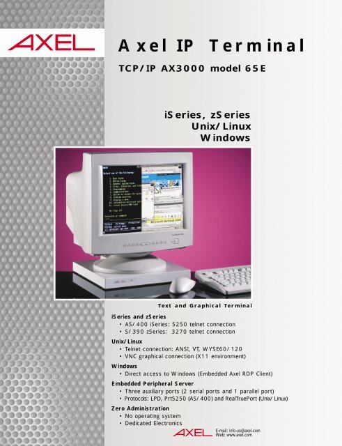 Axel IP Terminal - CE Services