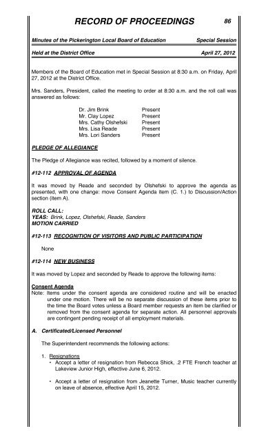 here - Pickerington Local School District