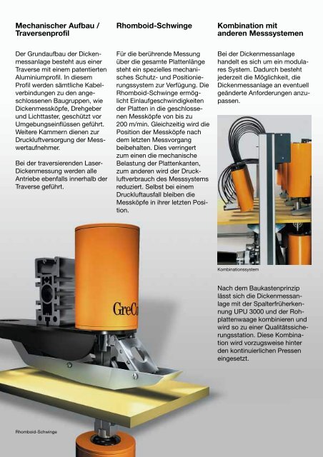 Mechanischer Aufbau / Tra
