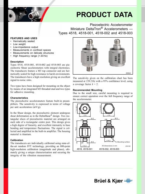 Types 4518, 4518-001, 4518-002 and 4518-003