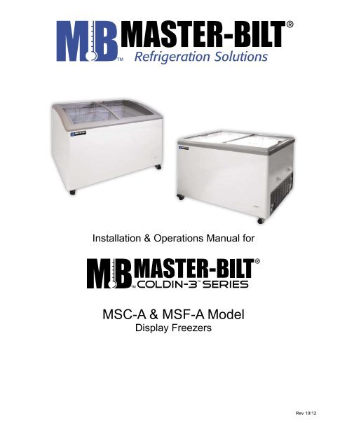 Manual - Master-Bilt