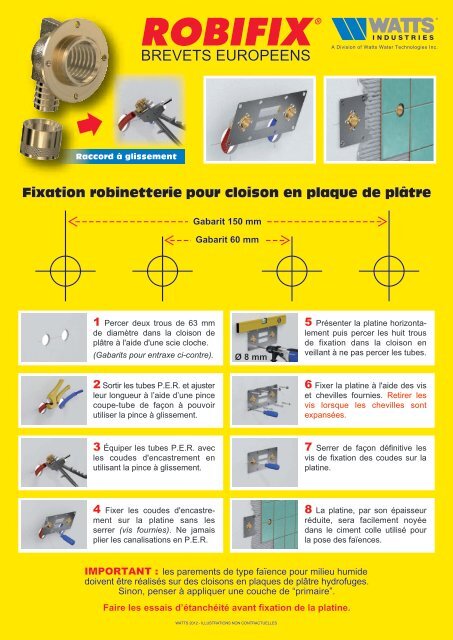 robifix a glissement - Wendel