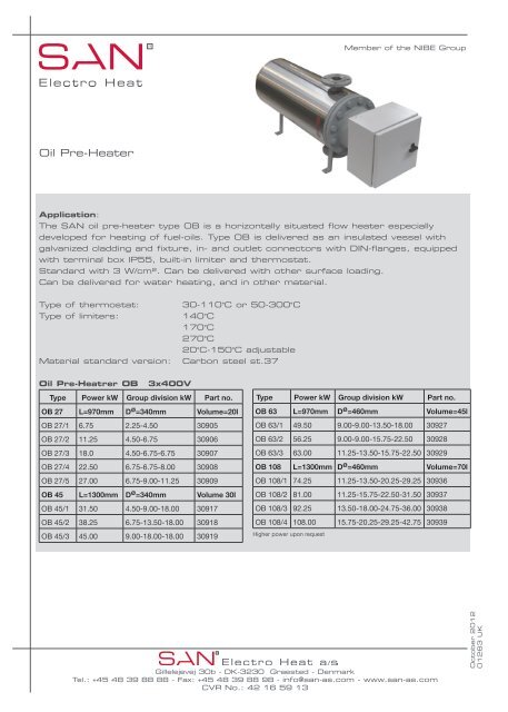 Oil_Pre-heater.pdf - SAN Electro Heat