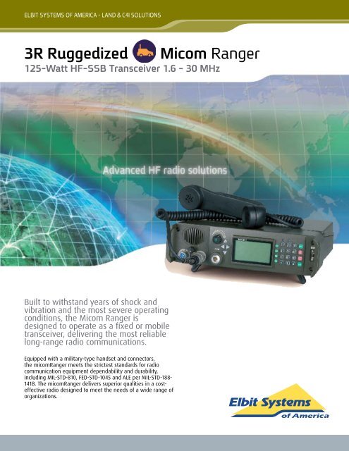 3R Ruggedized Micom Ranger - Elbit Systems of America
