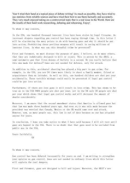 Year 6 Persuasive Writing year-6-persuasive-writing