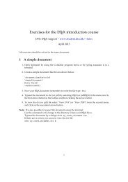 LaTeX â Custom Templates