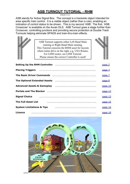 FULL pdf Tutorial for RIGHT HAND Main running - Boat'z Trainz Site