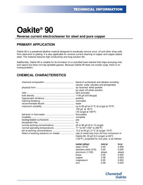 OakiteÂ® 90 - Super Kleen Direct