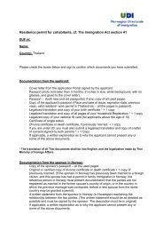 CHECKLIST OF DOCUMENTS FOR OCI CARD ... - VFS Global