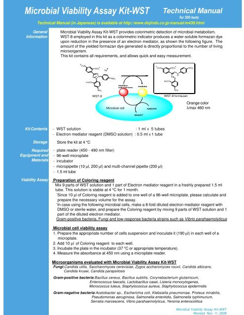 Microbial Cell Proliferation Assay