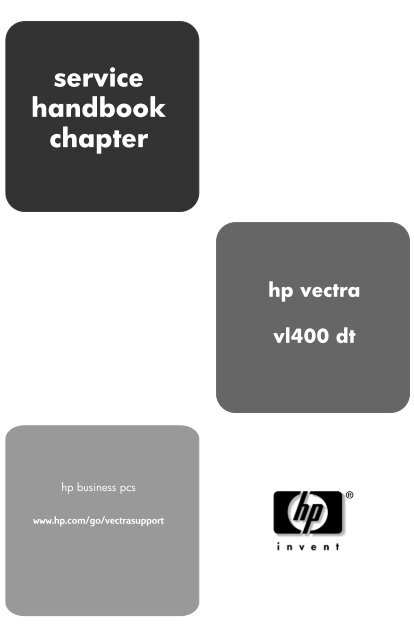 3 hp vectra vl400 dt pc - Hewlett Packard