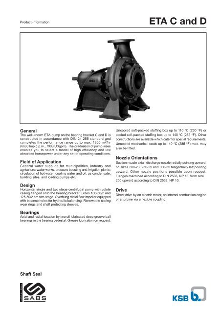 ETA C and D - Agrico
