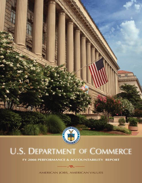 History and Enabling Legislation - Department of Commerce