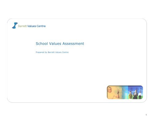 Sample School Values Assessment Written Report - Barrett Values ...