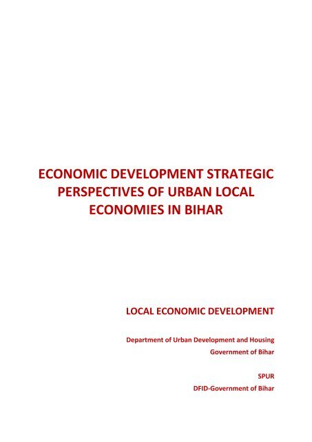 Urban Local Economic Development Strategy