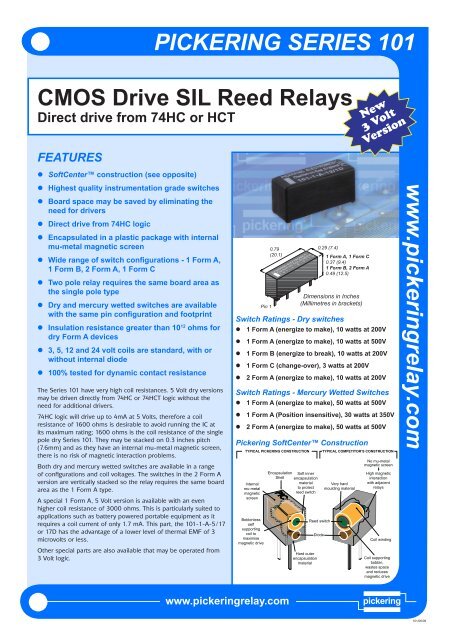 Series 101 - Pickering Electronics