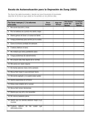Zung Self-Rating Depression Scale (SDS) - Mental Health Ministries