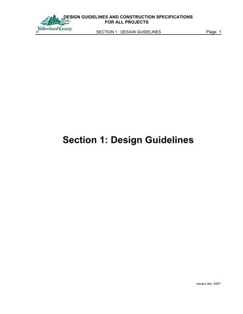 DESIGN GUIDELINES AND CON