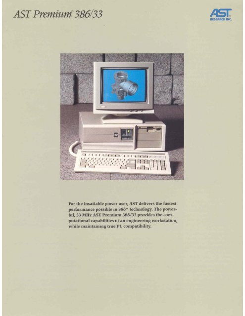 AST Premium 386/33 - 1000 BiT