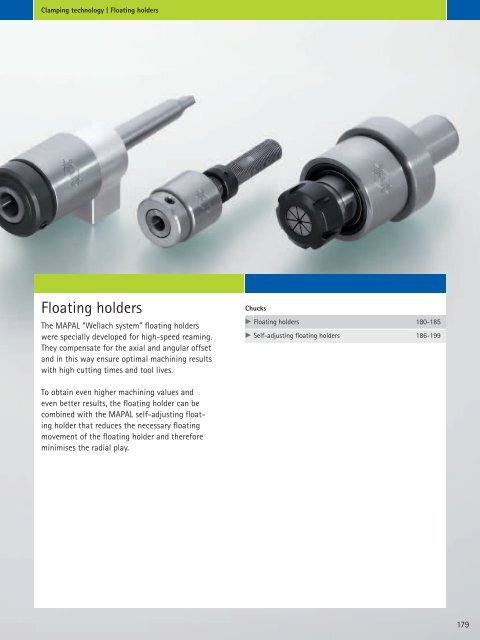 Floating holders for cylindrical shanks with lateral clamping face