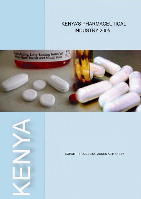 Kenya's Pharmaceutical Industry - Export Processing Zones Authority