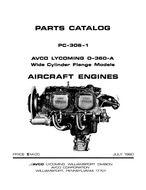 Parts Catalog