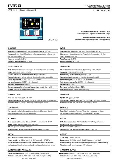 DELTA 72 - Ime