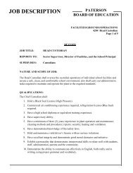 JD719b Head Custodian Job Description - Derby Public Schools