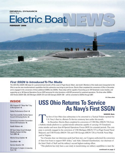 EB news OCT 2002 bu - Electric Boat Corporation