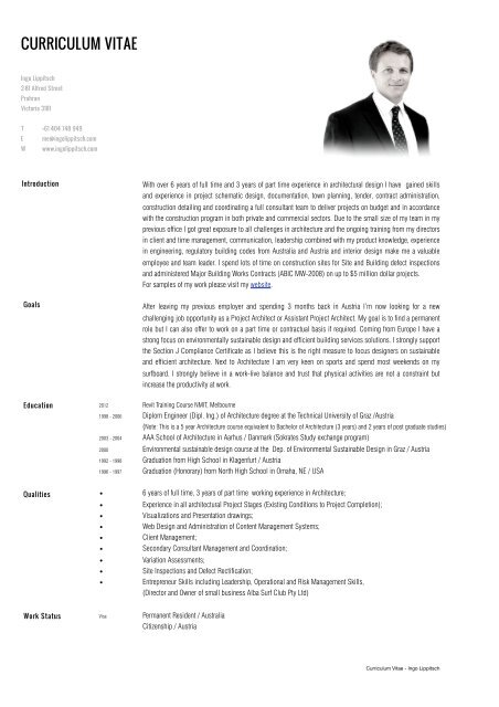 cv 2013 with photo - Ingo Lippitsch