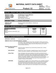 MATERIAL SAFETY DATA SHEET Product: i2 - Adhesive.com