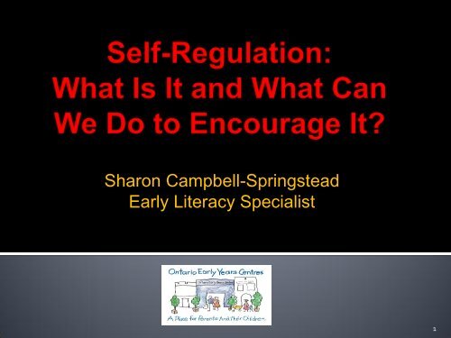 Self-Regulation-parent-presentation
