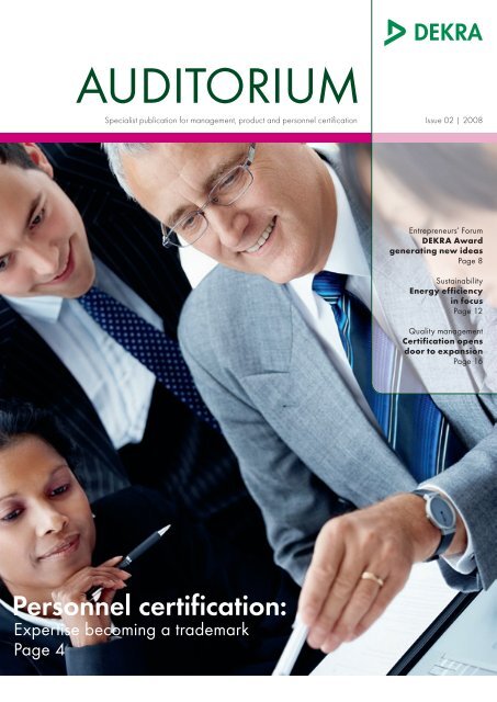 AUDITORIUM - DEKRA Certification