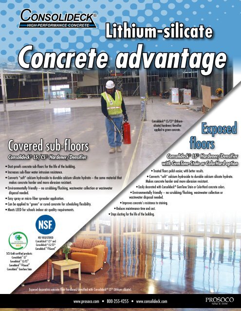 Concrete / Sustainable Advantage Flyer