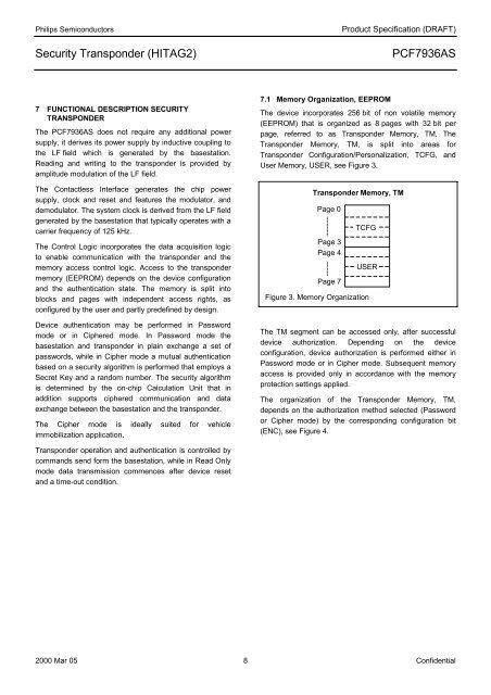Security Transponder (HITAG2) PCF7936AS - PROXMARK.org