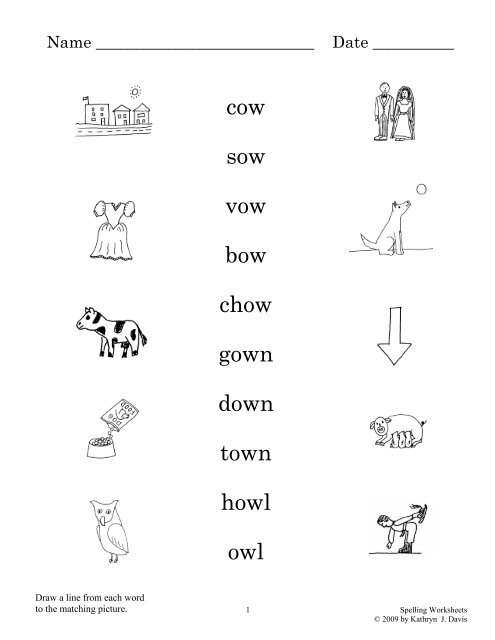 Spelling Worksheets 5-1 Tippy-Toe Chick, Go! - Sound City Reading