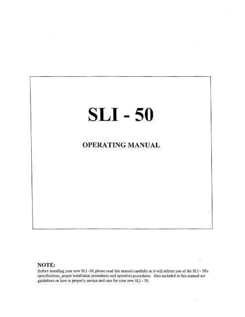 SLI 50 - v1 - Cary Audio Design