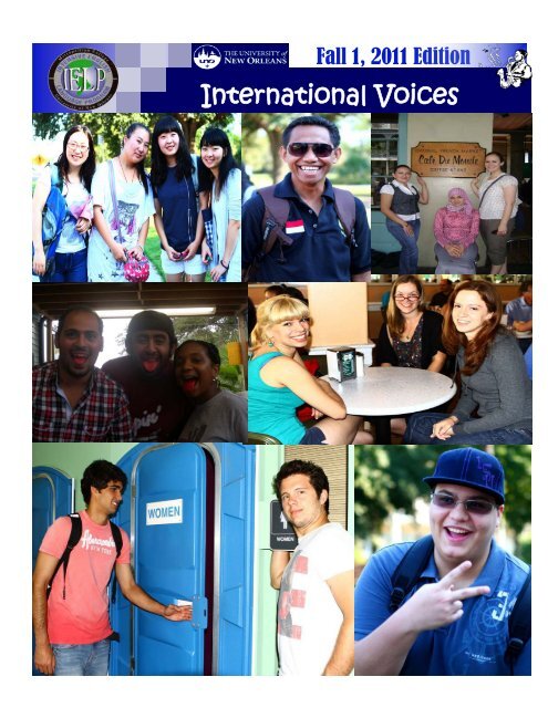 Fall I - Intensive English Language Program at University of New ...