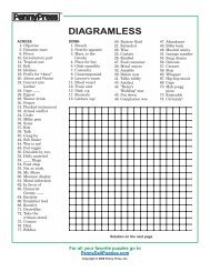 Stretch Letters - PennyDellPuzzles